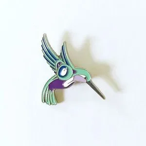 Wm Spears | Jewelry | Vintage Wm Spears Canada Enamel Hummingbird Bird ...